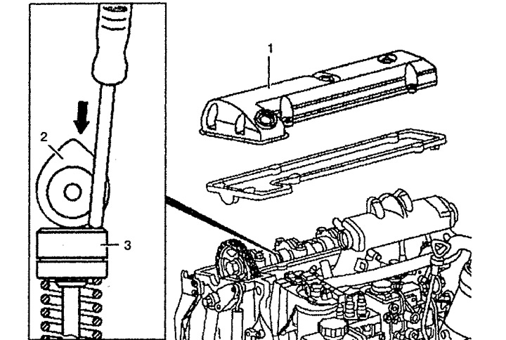 Checking the hydraulic compensator (Mercedes-Benz Vito 1 1996-2003 ...