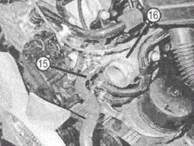 Removal and installation of the power unit (Mercedes-Benz Vito 2 2003 ...