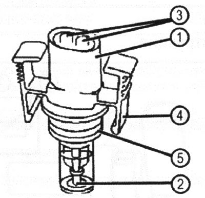 Discharge air temperature sensor (B17/9) (Mercedes-Benz Vito 2 2003 ...