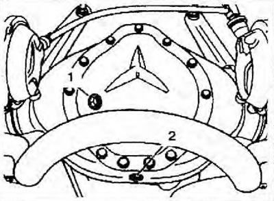 Changing the oil in the rear axle gearbox (Mercedes-Benz Vario 814D ...