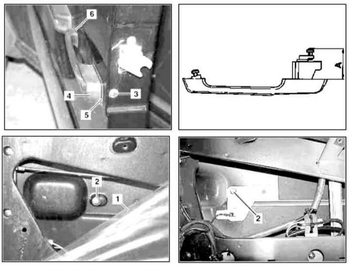 Removal and installation exterior door handles (Mercedes-Benz W463 ...