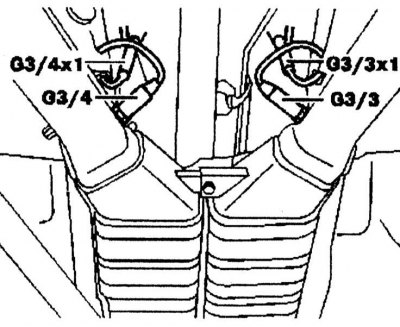 Lambda probe (oxygen sensor) installation details (Mercedes-Benz W140 ...