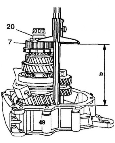 Disassembly and assembly of the driven shaft (Mercedes-Benz W140 1991 ...