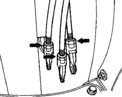 Adjusting the gear shift mechanism (Mercedes-Benz W140 1991-1998 ...