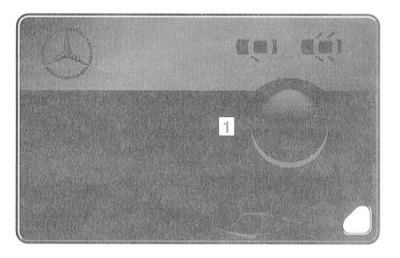 Locks, keys and bolts. Smart card. Single lock (Mercedes-Benz W220 1998 ...