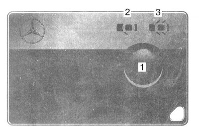 Locks, keys and bolts. Smart card. Single lock (Mercedes-Benz W220 1998 ...