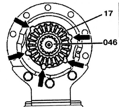 Disassembling and assembling a differential with automatic locking ...