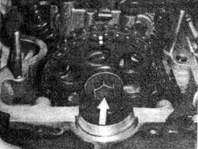 Disassembling the engine (Mercedes-Benz W126 1979-1991, petrol: Power ...