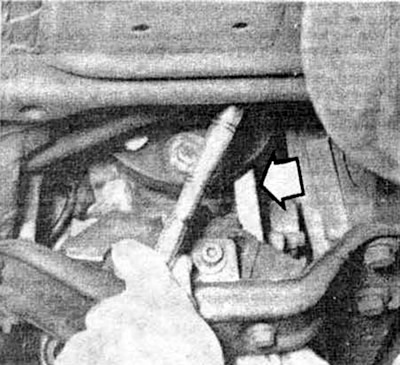 Removal and installation the propeller shaft (Mercedes-Benz W126 1979 ...